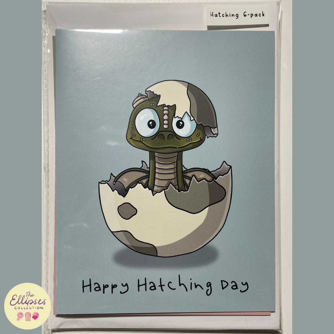 Hatching Day Card 6-Pack - Original by HollieInk | Ellipses – The ...